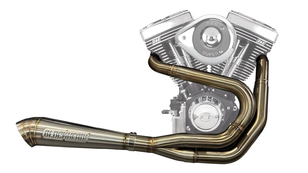 Harley-Davidson FXR Exhaust 85’-94’ – Blockhead Moto