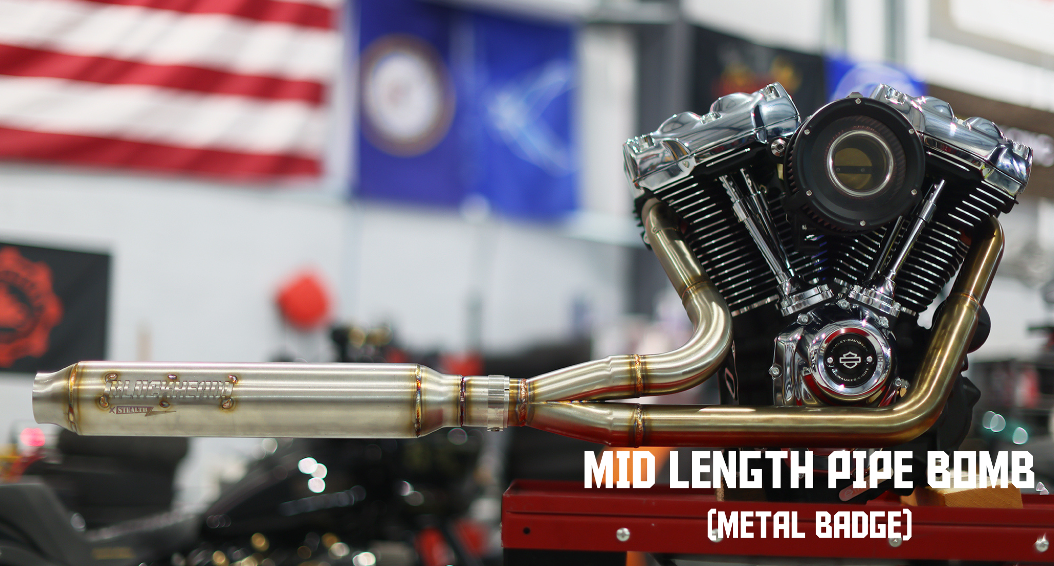 Harley-Davidson Softail Exhaust M8 – Blockhead Moto