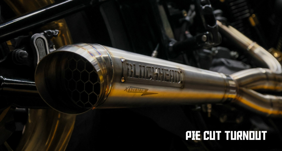 Muffler Only- All Harley-Davidson Models – Blockhead Moto