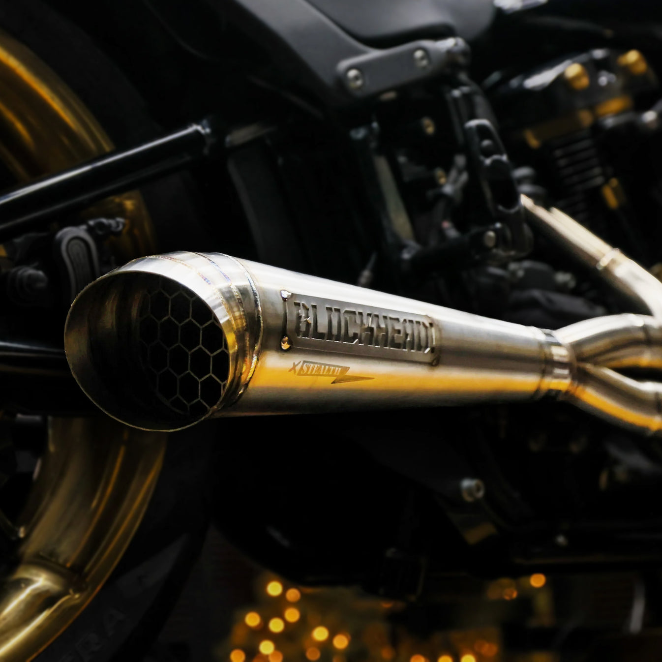 Harley-Davidson Softail Exhaust M8 – Blockhead Moto