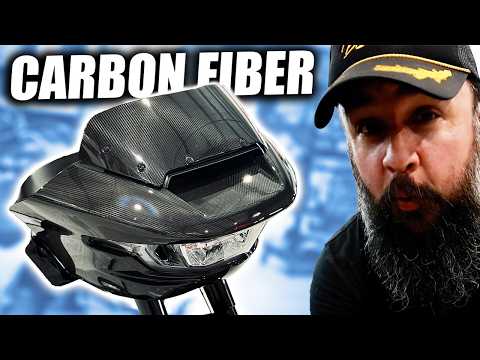 Harley-Davidson Road Glide Carbon Fiber Front Fairing (2024) – Blockhead Moto
